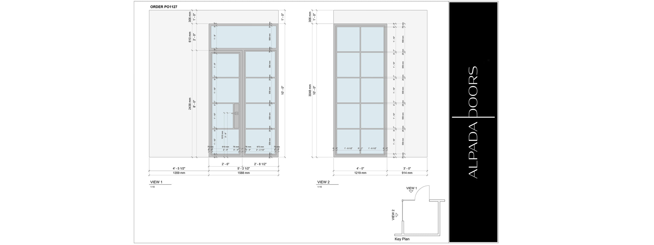 Custom Door Order Form - Steel & Glass Doors | Alpada Doors | AlpadaDoors