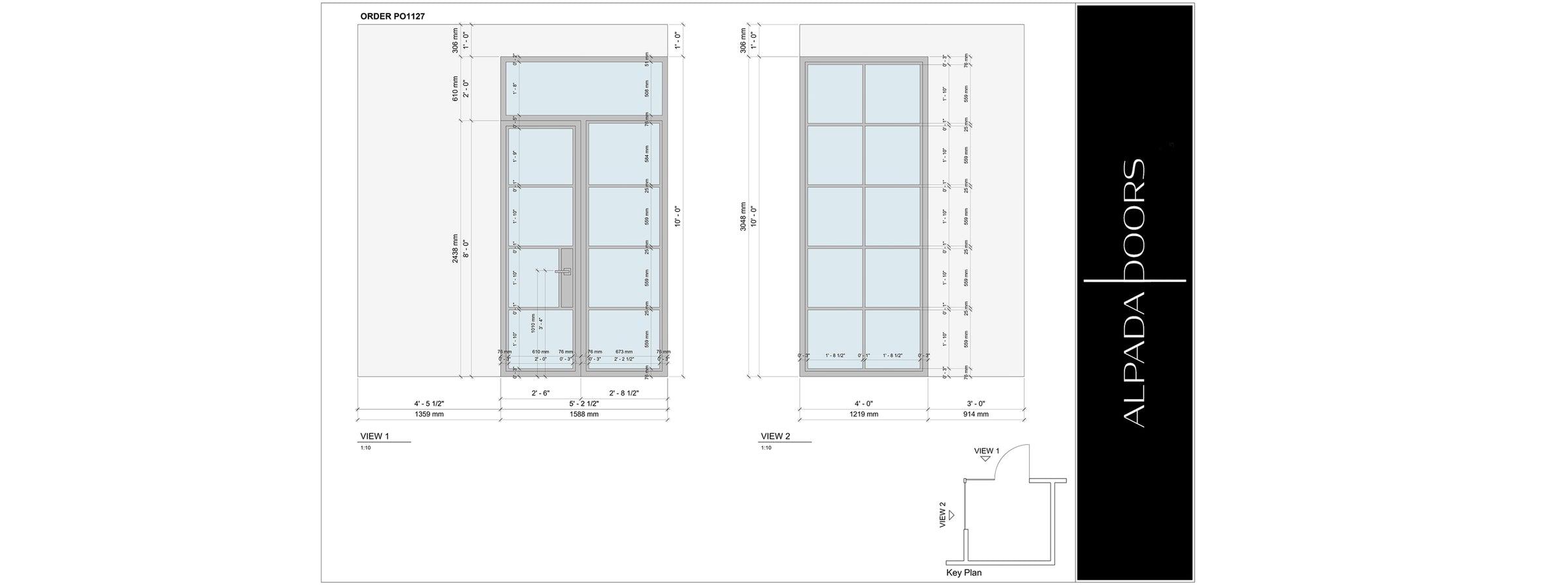 Custom Door Order Form - Steel & Glass Doors | Alpada Doors | AlpadaDoors